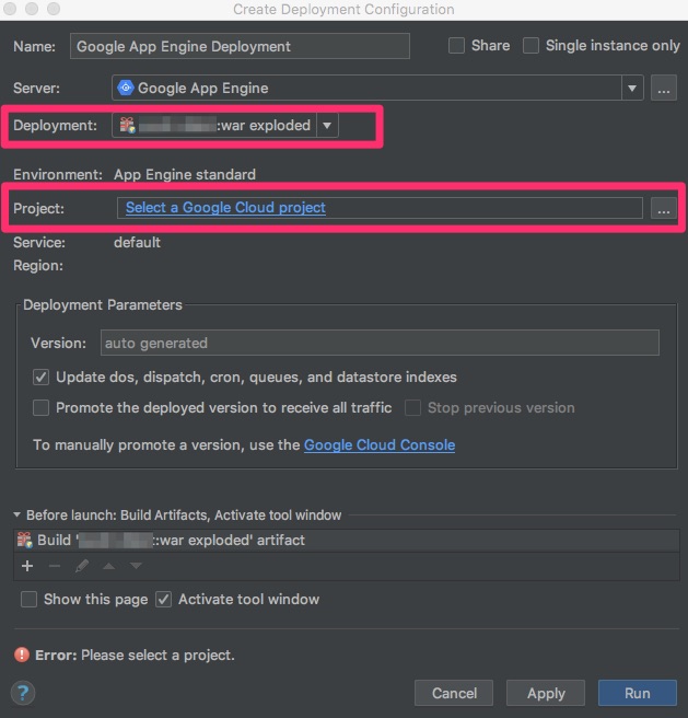 IntelliJ에 Google Cloud Tools 연동하기 | 하얀눈길 블로그