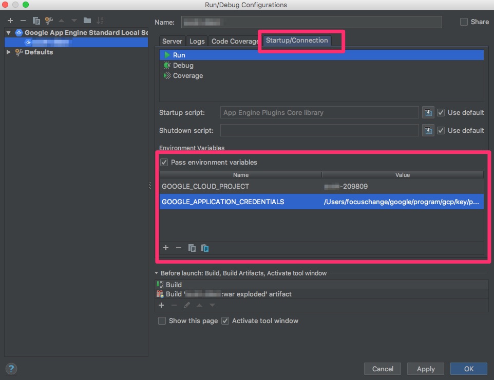 IntelliJ에 Google Cloud Tools 연동하기 | 하얀눈길 블로그
