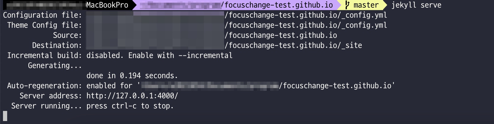 Jekyll Chirpy 테마 사용하여 블로그 만들기 | 하얀눈길 블로그
